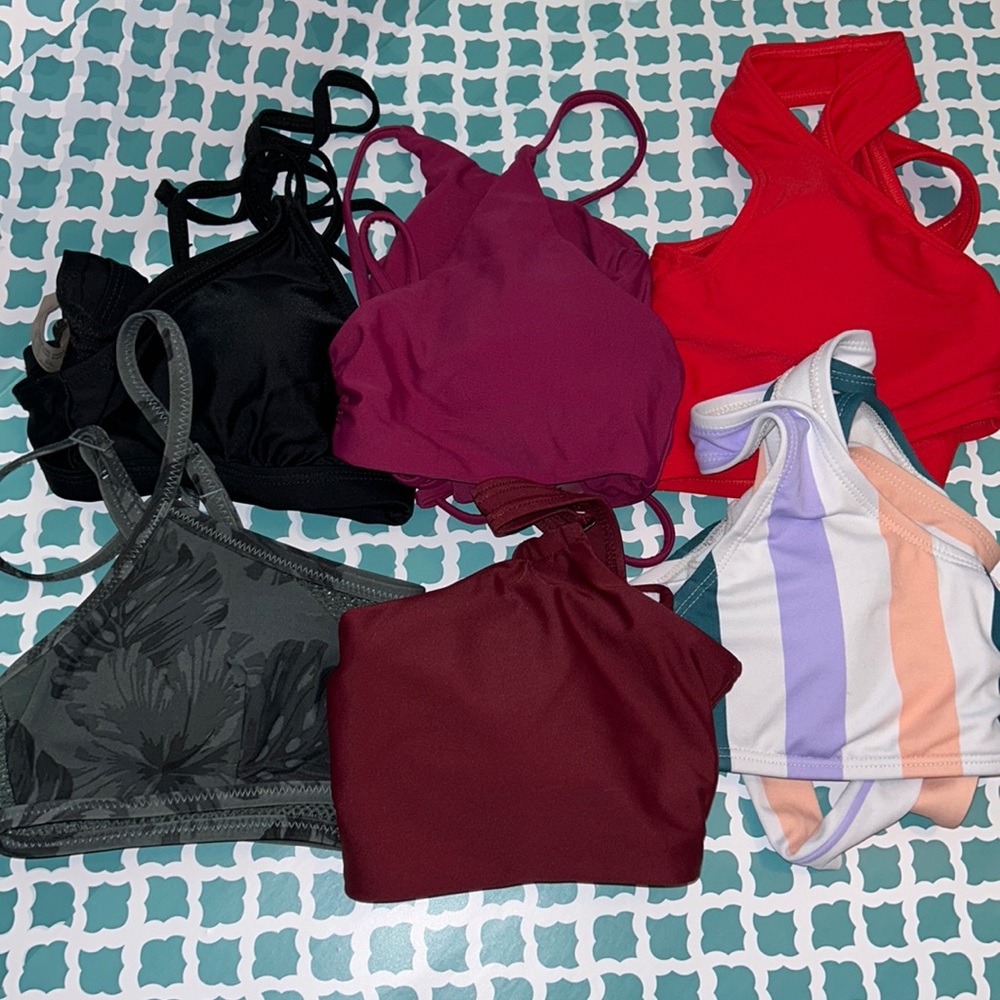 Bikini Tops- Aerie, Hula Honey, Shein And Hollister S… - Gem